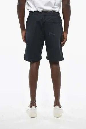 Alexander McQueen Elastic-waist Shorts With Printed Logo
