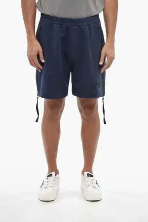 N.21 Side-zip Embossed Logo Shorts