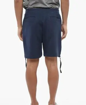 N.21 Side-zip Embossed Logo Shorts