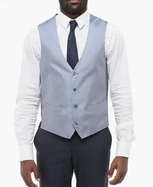 Corneliani Geometric-pattern Silk Waistcoat