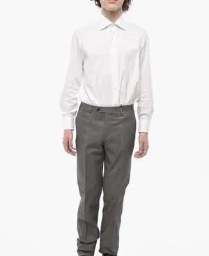 Corneliani Belt-loop Pressed-crease Trousers