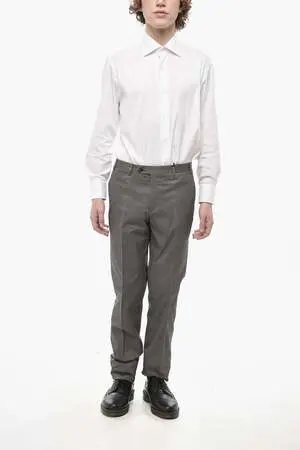 Corneliani Belt-loop Pressed-crease Trousers