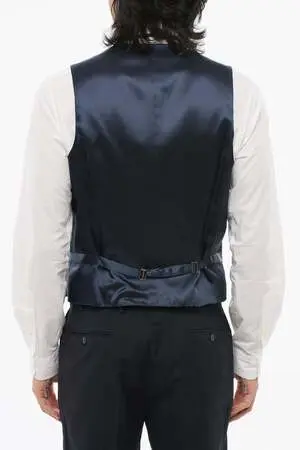 Corneliani Double-breasted Patterned Waistcoat