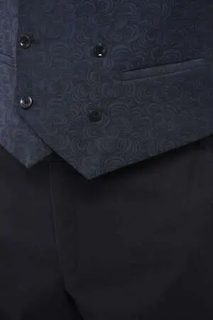 Corneliani Double-breasted Patterned Waistcoat
