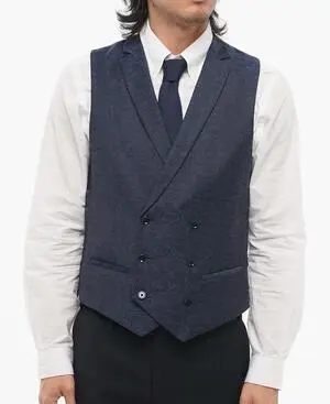 Corneliani Double-breasted Patterned Waistcoat