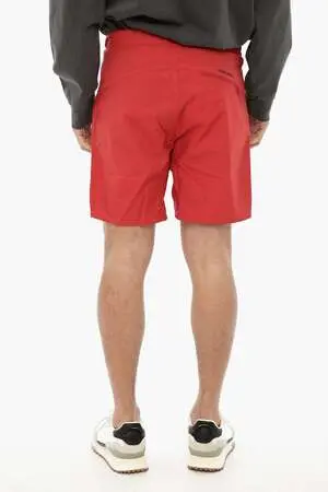 Woolrich Ranch Shorts With Industrial Belt - Black