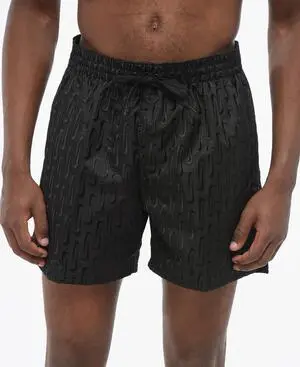 Nike All-over Embroidered Logo Swim Shorts