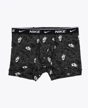 Nike Logo Elastic Waistband Boxer Briefs 3-pack