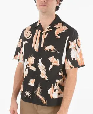 Neil Barrett Burning Short-sleeve Shirt