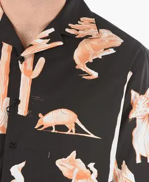 Neil Barrett Burning Short-sleeve Shirt