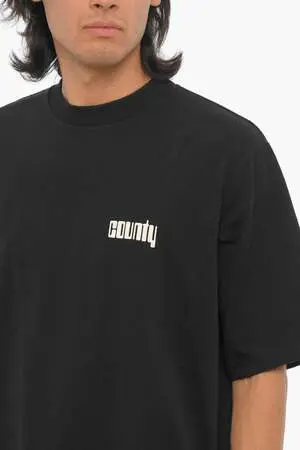 MARCELO BURLON COUNTY OF MILAN Disco God Printed T-shirt
