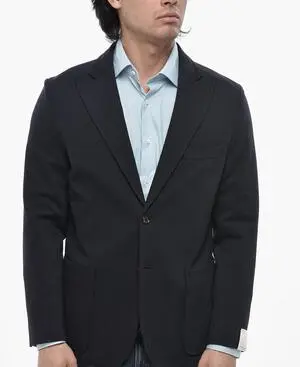 PAOLO PECORA Notch-lapel Long-sleeve Blazer