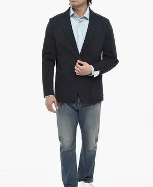 PAOLO PECORA Notch-lapel Long-sleeve Blazer