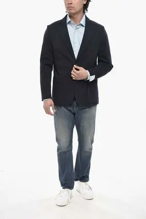 PAOLO PECORA Notch-lapel Long-sleeve Blazer