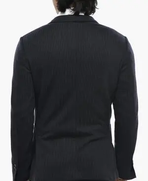 Corneliani Unlined Pinstripe Blazer