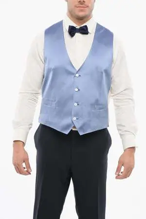Corneliani Welt-pocket Waistcoat - Blue
