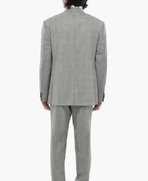 Corneliani Double-breasted District Check Suit