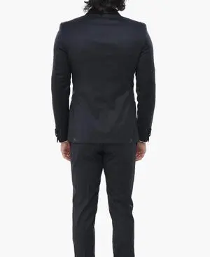 Corneliani Satin Shawl-lapel Three-piece Suit