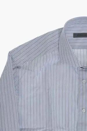 Corneliani Striped Shirt With French Collar