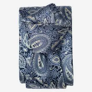 ELIZABETTA MADE IN ITALY Donatello Silk Jacquard Tie & Silver - Blue