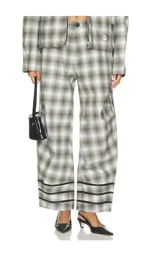 Coperni Technical Tailored Oversized Pant In Grey - Multicolour
