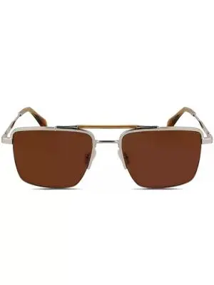 Paul Smith Landor Rectangle-frame Sunglasses - Silver