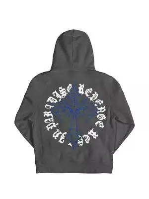 REVENGE Web Cross Logo-print Hoodie