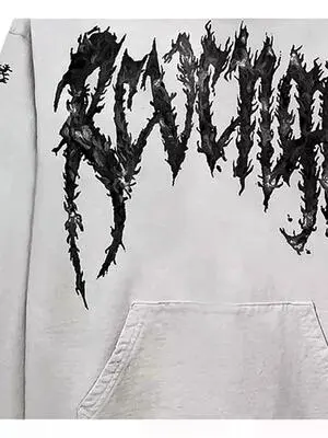 REVENGE Inferno Logo-print Hoodie