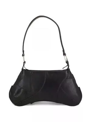 Palm Angels Play Boomerang Buckle-detail Shoulder Bag - Black