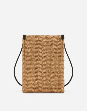 Dolce & Gabbana Small Woven Straw Shopper