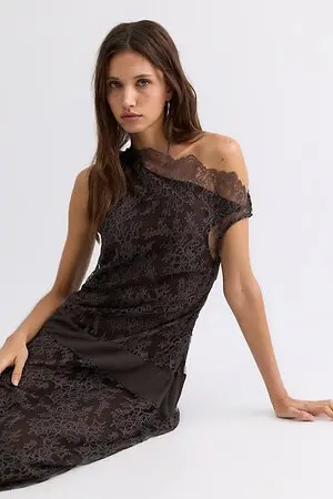 Bec & Bridge Marika Asymmetric Midi Dress