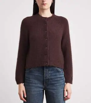 DÔEN Wool-cashmere Darcy Cardigan