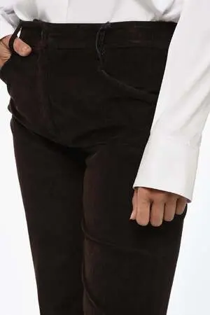 True Royal Corduroy Belt-loops Trousers