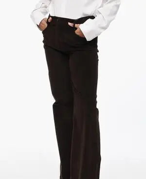 True Royal Corduroy Belt-loops Trousers
