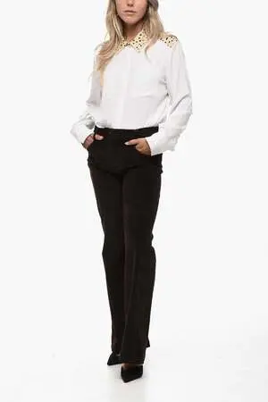 True Royal Corduroy Belt-loops Trousers
