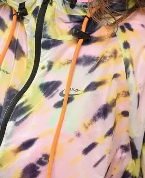 Off-White X Nike Tie-dye Effect Hooded Windbreaker