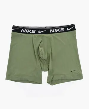 Nike Dri-fit Logo Elastic Waistband Boxer Briefs 3-pack