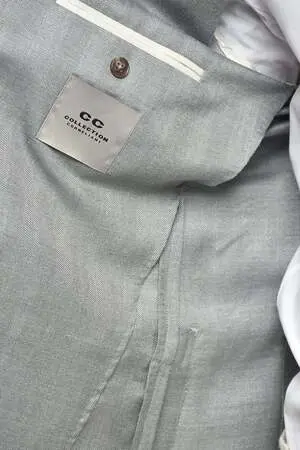 Corneliani Cc Collection Herringbone Blazer - Gray