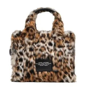 Marc Jacobs Small Tote Bag In Leopard Fur