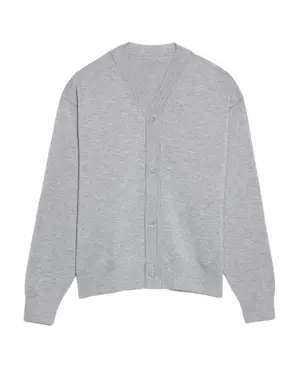 Jacquemus Long-sleeved Knit Cardigan - Gray