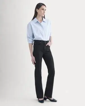 Everlane High-rise Slim Bootcut Jeans - Black