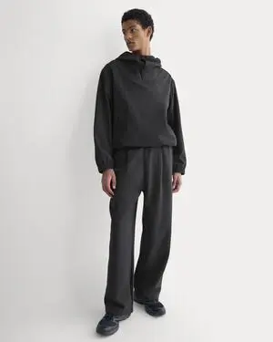 Everlane Luxe Fleece Pleated Sweatpant - Black