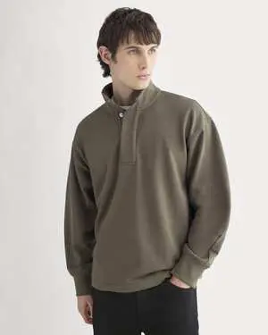 Everlane Off-duty Terry Pullover - Olive Night