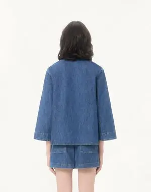 Valentino Garavani Denim Chambray Shirt - Blue