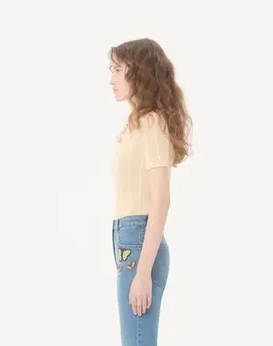 Valentino Garavani Embroidered Cotton Knit Polo
