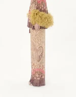 Valentino Garavani Pekin Trousers With Voyage Imaginaire Paisley Print - Multicolour