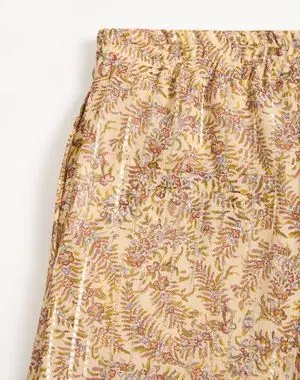 Valentino Garavani Pekin Trousers With Voyage Imaginaire Paisley Print - Multicolour