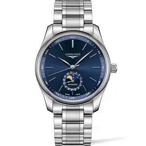 LONGINES Master Collection Moonphase 40mm Watch - Stainless Steel