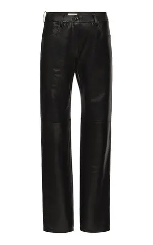 MAGDA BUTRYM Magda Butrym Straight-Leg Sheep Leather Pants