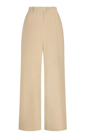 Martin Grant Silk High-waisted Pleated Pants